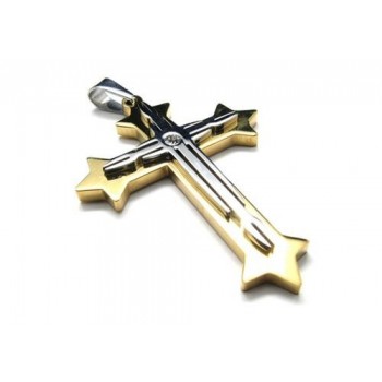 Mens Pure Titanium Novel Cross Pendant Necklace Chain 17693-£93 ...