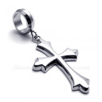 Titanium Cross Pendant Necklace (Free Chain)-£65 - Titanium Jewellery UK